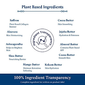 Blue Nectar Stretch Mark Cream for Pregnancy and Postpartum, Moisturizing Body Lotion for Women with Cocoa and Shea Butter for Pregnancy Gifts (12 Herbs, 6.76 fl oz)