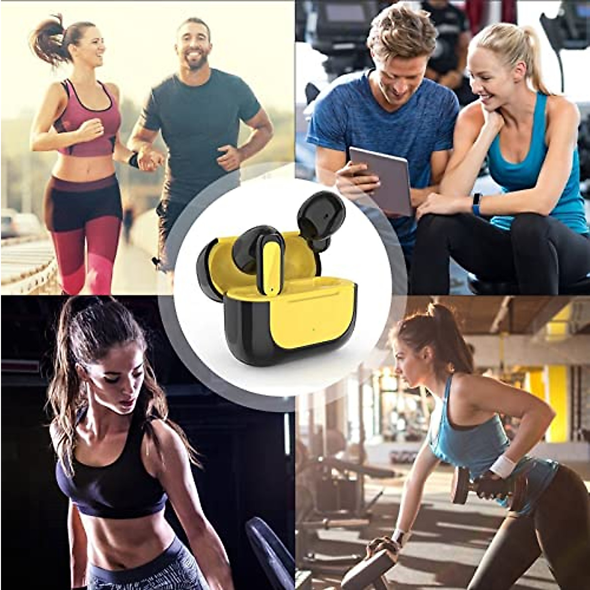 Loluka Smallest Earbuds Invisible Bluetooth Earbuds Mini Wireless Ear Buds Discreet Bluetooth Earpiece Tiny Hidden Small Ears Earbud for Work Headphones Sleep True Wireless Earpiece with Microphone