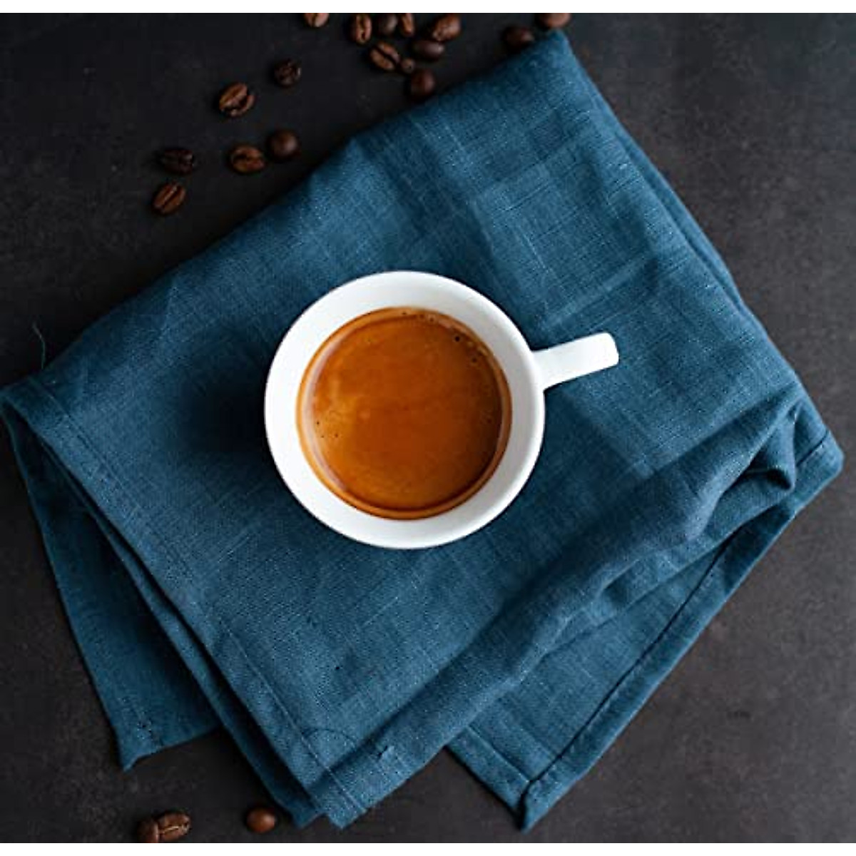 Cusinox White Porcelain Espresso Cup Sets for Espresso Coffee, 2 Oz