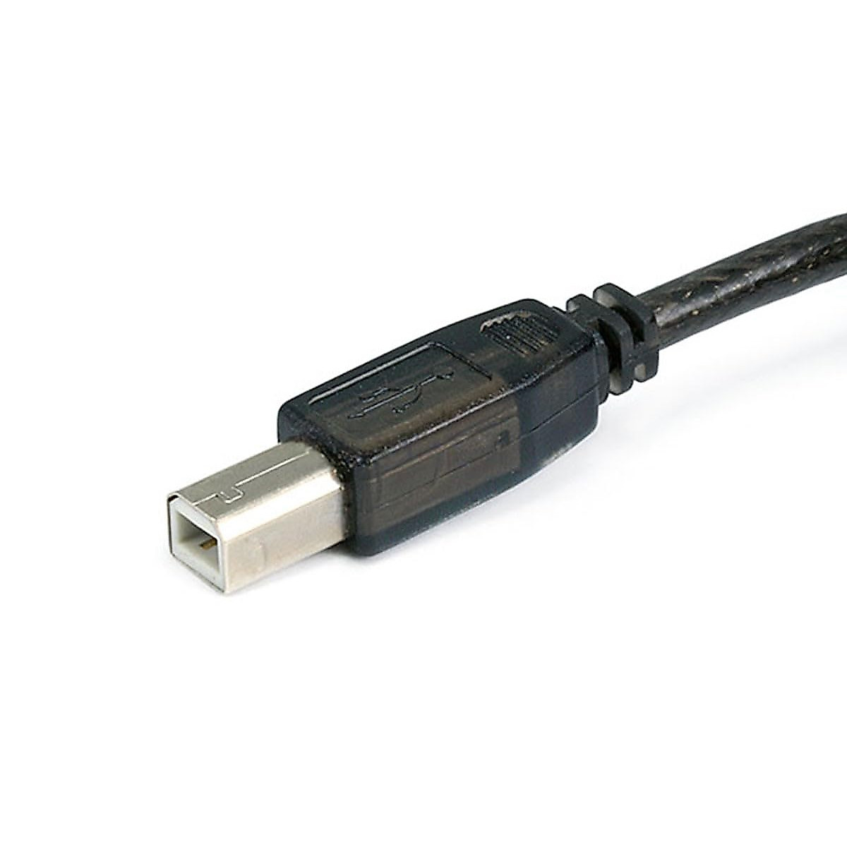 Monoprice USB 2.0 Extension Cable - USB Type-A to USB Type-B, Male to Male, Active, 28/24AWG, 33 Feet, Black