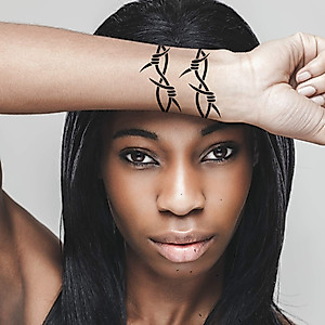 Variety Pack of Large Barbed Wire Temporary Tattoos | 9-Pack | Skin Safe | MADE IN THE USA | Removable
