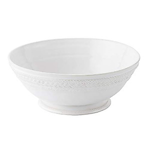 Juliska Le Panier Whitewash Footed Fruit Bowl