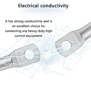 60PCS Tinned Copper Wire Lugs Assortment Kit - Standard 10-4 Gauge Wire Connectors Battery Cable Lugs,Automotive Replacement Battery Terminal Connectors