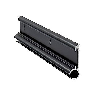 RecPro RV Awning Trim Made for Insert | Black or White Color Options | Aluminum | 92" Length | Made in The USA (2 Trim Pieces, Black)