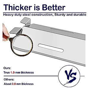 Gas Burner and Heat Plate Shield Stainless Steel Grill Replacement Parts for Members Mark GR2039201-MM-00; Bakers and Chefs ST1017-012939; Outdoor Gourmet GD430, Set of 8 Pack Heat Tent & Burner Tube