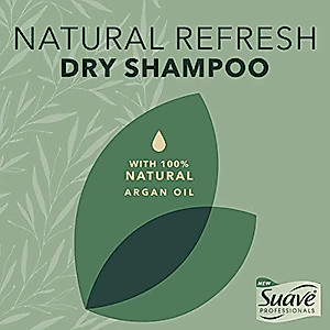 Suave Professionals Natural Refresh Dry Shampoo 4.3 oz, Pack of 12