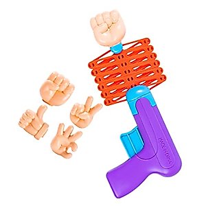 ibasenice Indoor Playset 1 Set Retractable Fist Toy Plastic Playes Kids Robot Toys for Toddlers Robot Toy Toy Prank Toy Telescopic Toys Office Prank Toy Launcher
