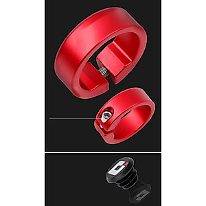 1 Pc Mountain Bike Grips Bike Handlebar Grips Non Slip MTB Lock Grips Kids Handlebar Grips Road Bike Accessories Red