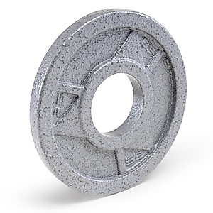 Marcy Classic 2" Cast Iron Olympic Grip Plates, 2.5lb