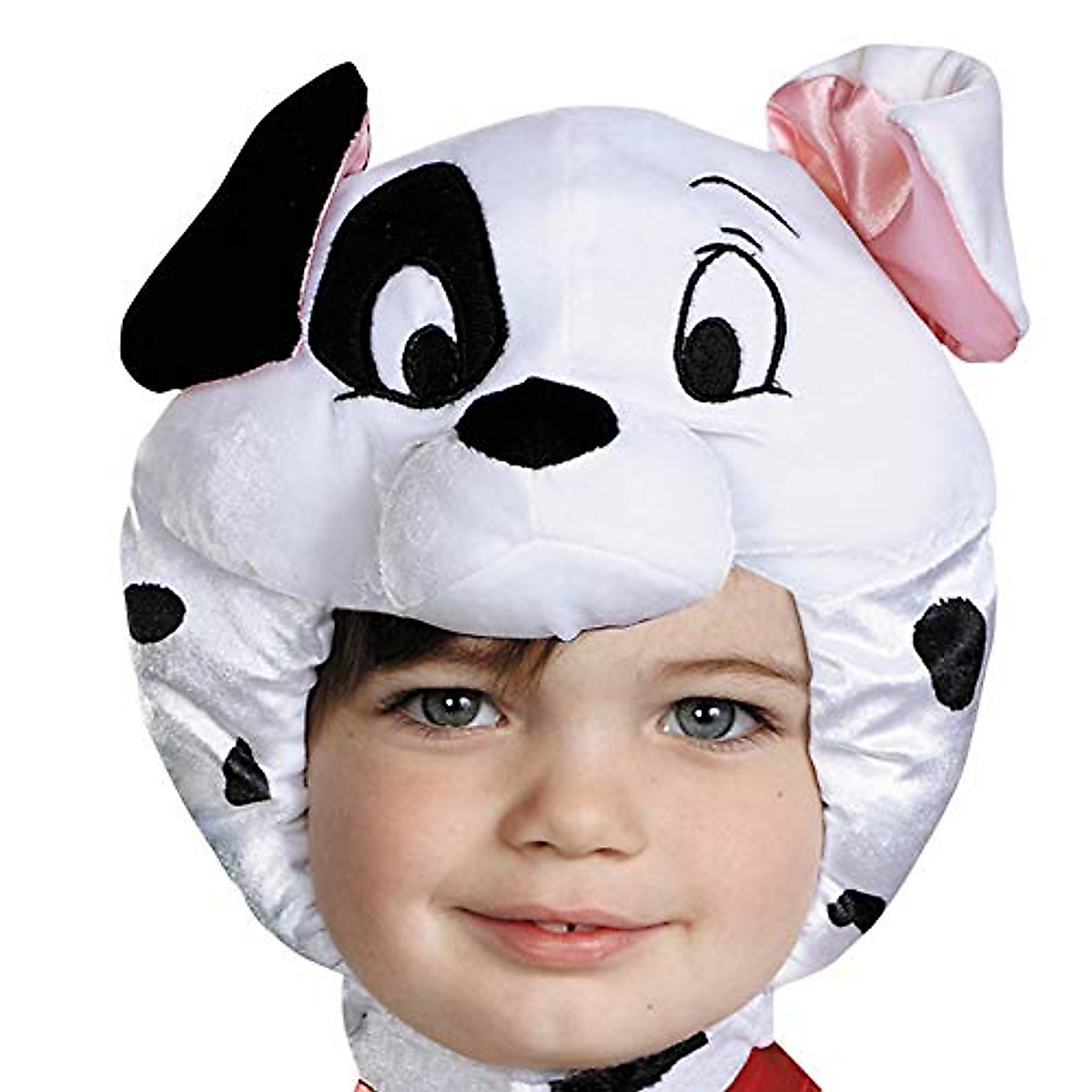 Dalmatian Costume for Toddlers, Officially Licensed 101 Dalmatians Costume Jumpsuit and Headpiece, Classic Toddler Size Extra Small (12-18 Months) Multicolored