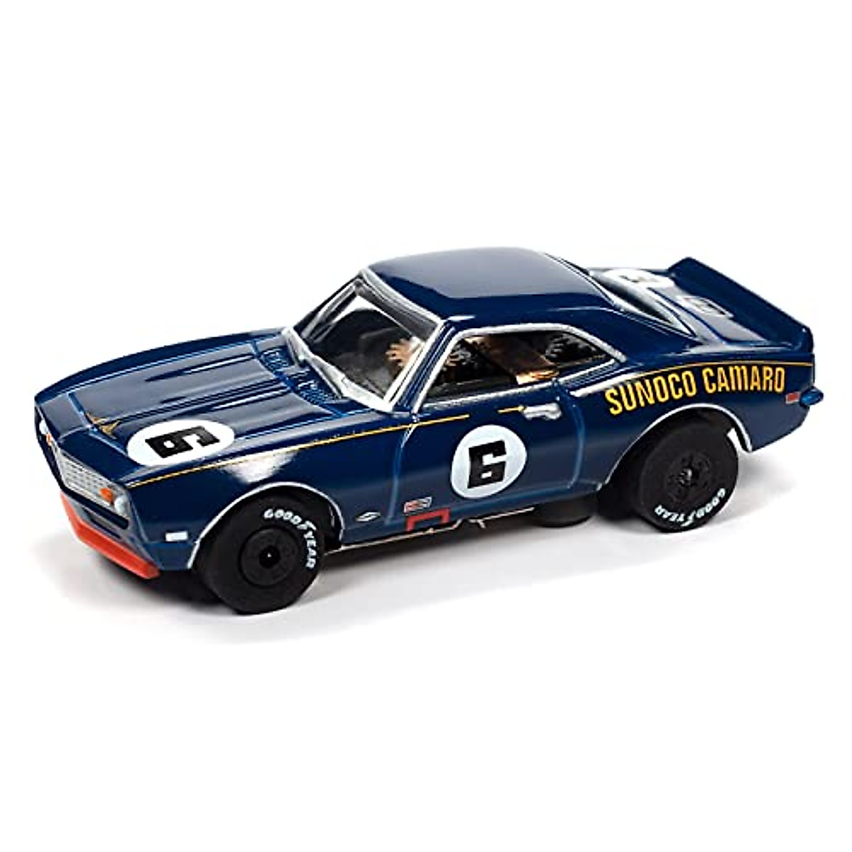 Auto World Thunderjet R32 Mark Donohue - Sunoco 1968 Chevy Camaro #6 HO Scale Slot Car