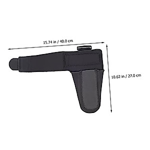 FOMIYES 1pc Foot Drop Orthotics Plantar Fasciitis Splint Tool Stand Night Splint Foot Position Brace Ortho Picks for Braces Foot Orthotic Tool Foot Drop Corrector Foot Droop Brace Black