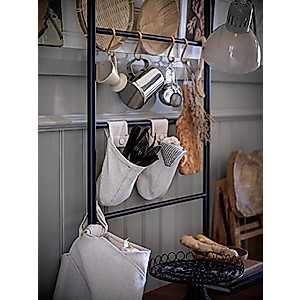 HomeyHandcraft 8 Pack 6 Inch Rattan S Hooks for Hanging, Hangers S Shaped Hooks for Bags, Clothes, Plants, Utensils, Cups, Mugs, Pans, Pots, Kitchenware