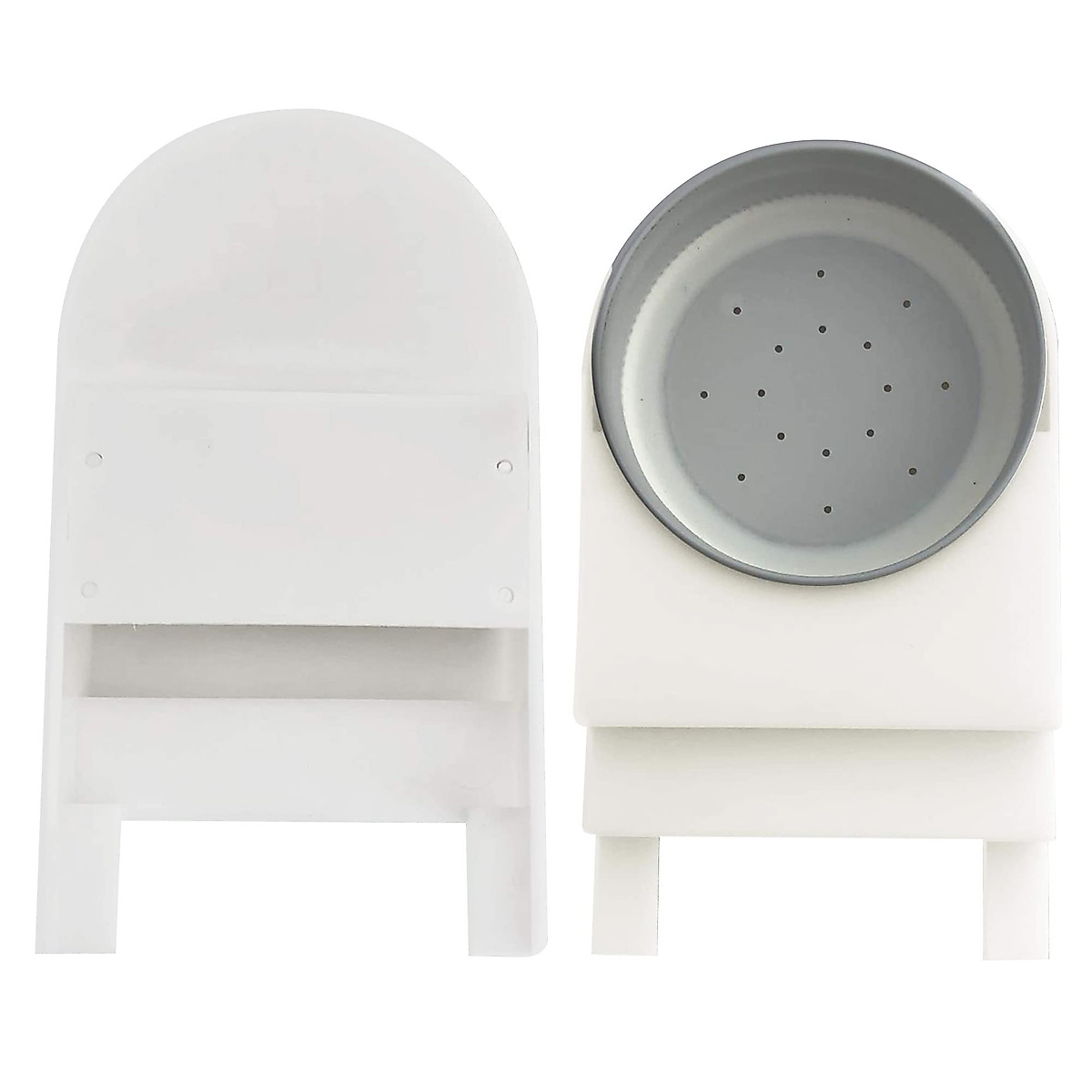 Mama Bee's Homestead Supply 4 Pack Bee Feeders Easy-to-Install Beekeeping Beehive Equipment Perforated Lid Fits Mason and Plastic Jars Water and Sugar Syrup Entry Feeder or Top Dispenser Beekeeping