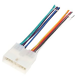 RED WOLF Replacement for 1988-1996 Jeep Eagle Wrangler YJ, 1990-1992 Dodge Monaco Aftermarket Radio Stereo Wiring Harness Adapter Connector