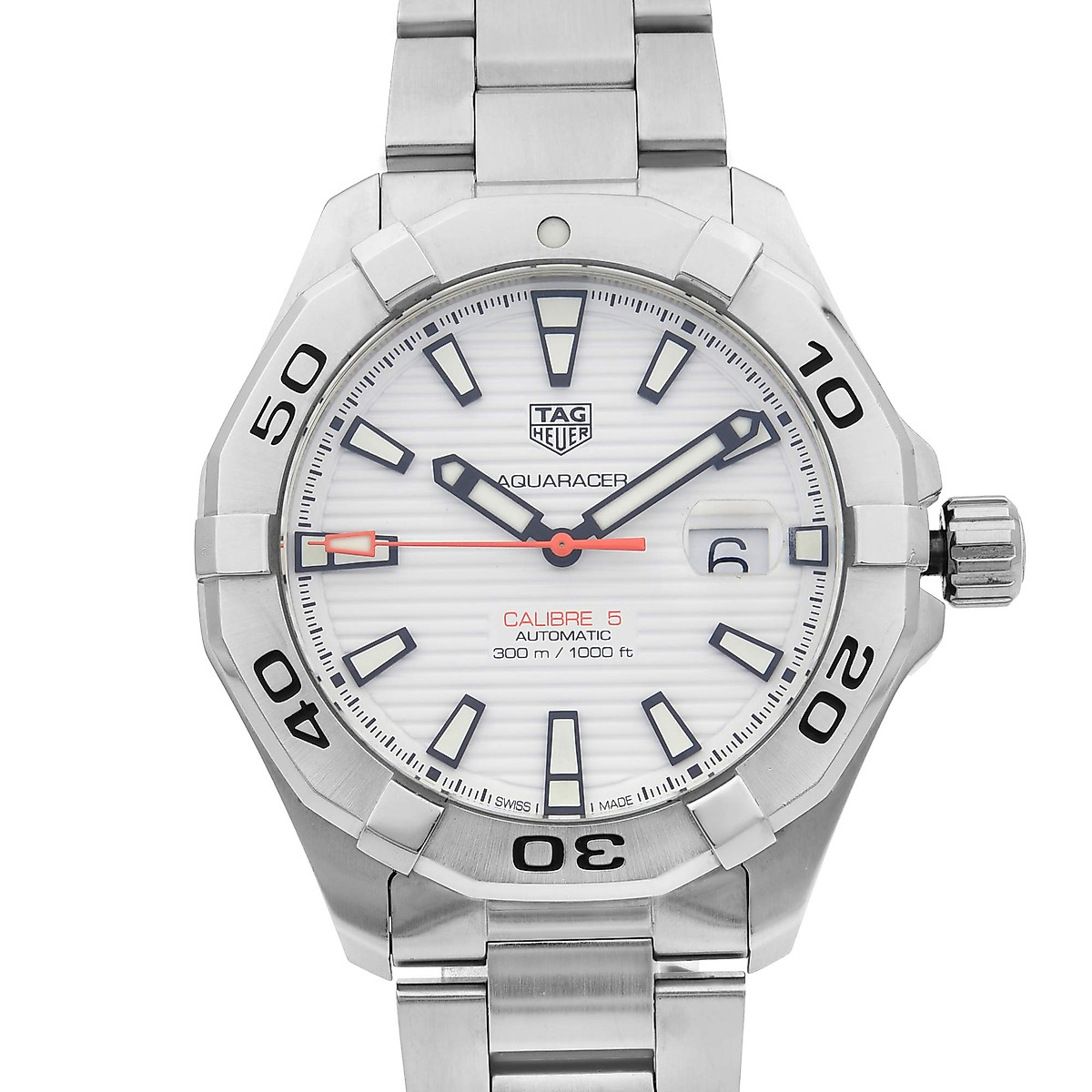 Tag Heuer Aquaracer Automatic White Dial Men's Watch WAY2013.BA0927
