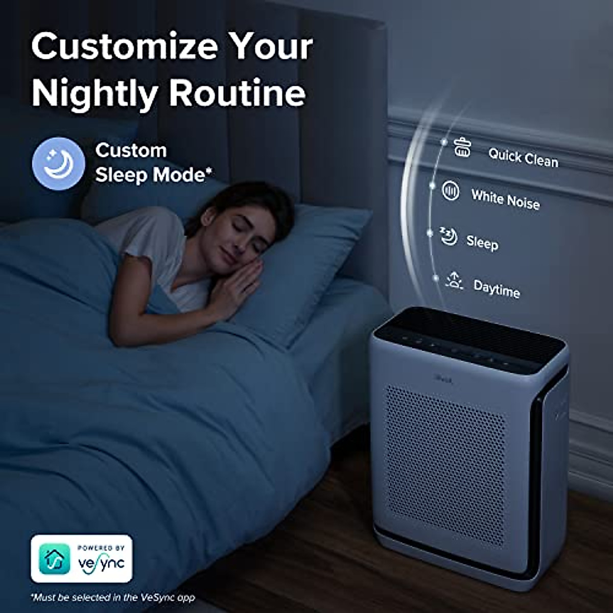 LEVOIT Air Purifiers for Home Large Room Up to 1900 Ft² in 1 Hr with Washable Filters, Air Quality Monitor, Smart WiFi, HEPA Filter Captures Allergies, Pet Hair, Smoke, Pollen in Bedroom, Vital 200S