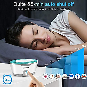 Ultrasonic Cleaner,450ml Ultrasonic Dental Cleaner with Special Denture Tray&Handle,40kHz Ultrasonic Jewelry Cleaner with 5min Auto Shut-Off for Denture Jewelry Necklaces Rings Glasses Watches