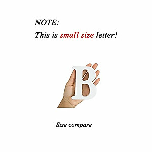 ANSOMO Baby Letters Small Table Sign Baby Shower Centerpiece Party Decorations White