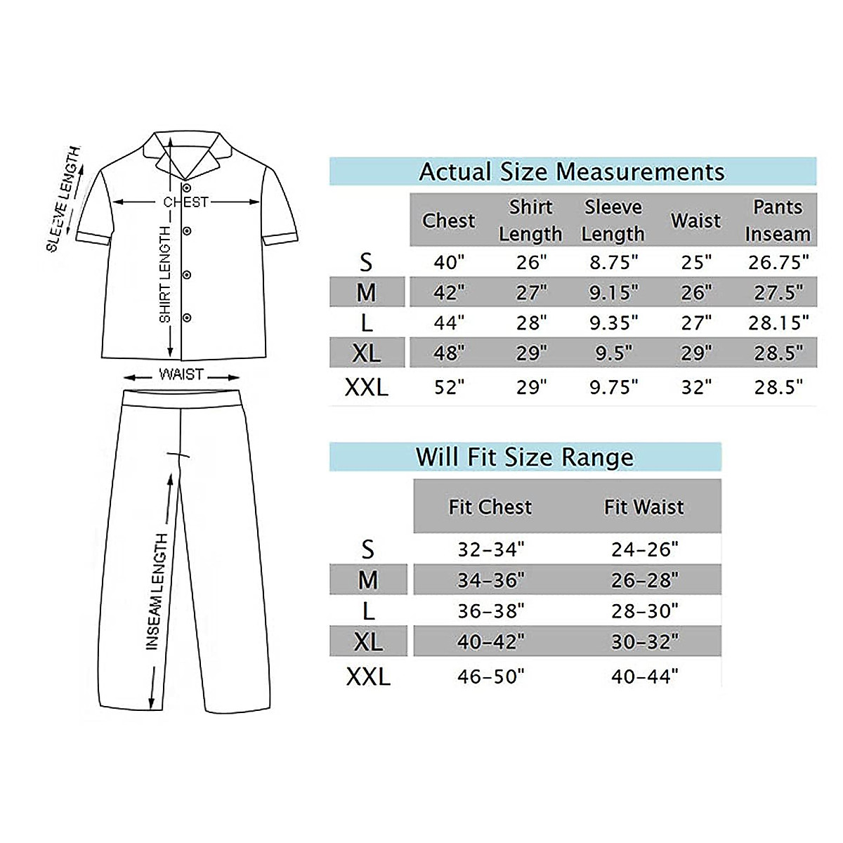 Lavenderi Women's Short Sleeve Classic Satin Pajama Set（X-Large,Silver Grey