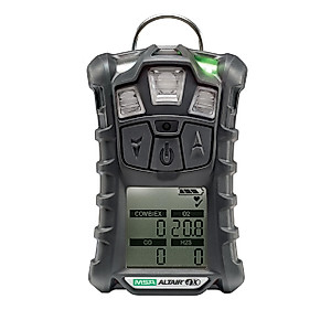 MSA 10107602 Altair 4X Portable Combustible Gas, Oxygen, Hydrogen Sulfide and Carbon Monoxide Monitor with Motion Alert