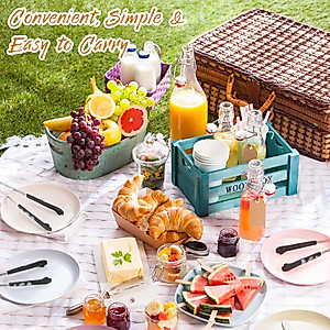 2 Pieces Cat Paw Tongs 7 Inch Cat Kitchen Accessories Stainless Steel Tiny Cooking Tongs for Appetizers BBQ Serving Grilling Sugar Cube (Black)