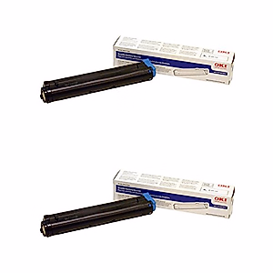 OKI 43502301 Black Toner Cartridge 2-Pack for B4400, B4500, B4550, B4600