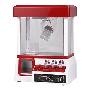 Fdit Claw Toy Grabber Machine Mini Electronic Musical Plush Toys Catcher Game Fun Toy for Children Kids