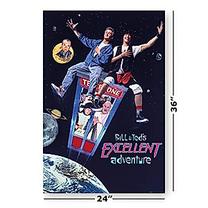 POSTER STOP ONLINE Bill & Ted's Excellent Adventure - Movie Poster (Regular Style) (Size 24 x 36)