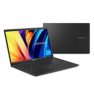 ASUS VivoBook 15 F1500EA Slim Laptop, 15.6" FHD Display, 11th Gen Intel Core i3-1115G4 Processor, 4GB DDR4, 128GB NVMe SSD, Windows 11 Home in S Mode, Indie Black, F1500EA-AS31