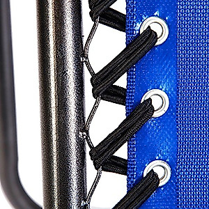 2-Pack Zero Gravity Outdoor Lounge Chairs Patio Adjustable Folding Reclining Chairs with Cup/Drink Utility Tray & Cell Phone Holder Blue