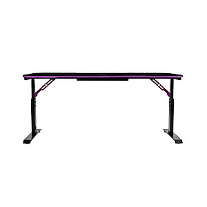 Cooler Master GD160 PC Gamimg Desk, Onesize, Black, Purple