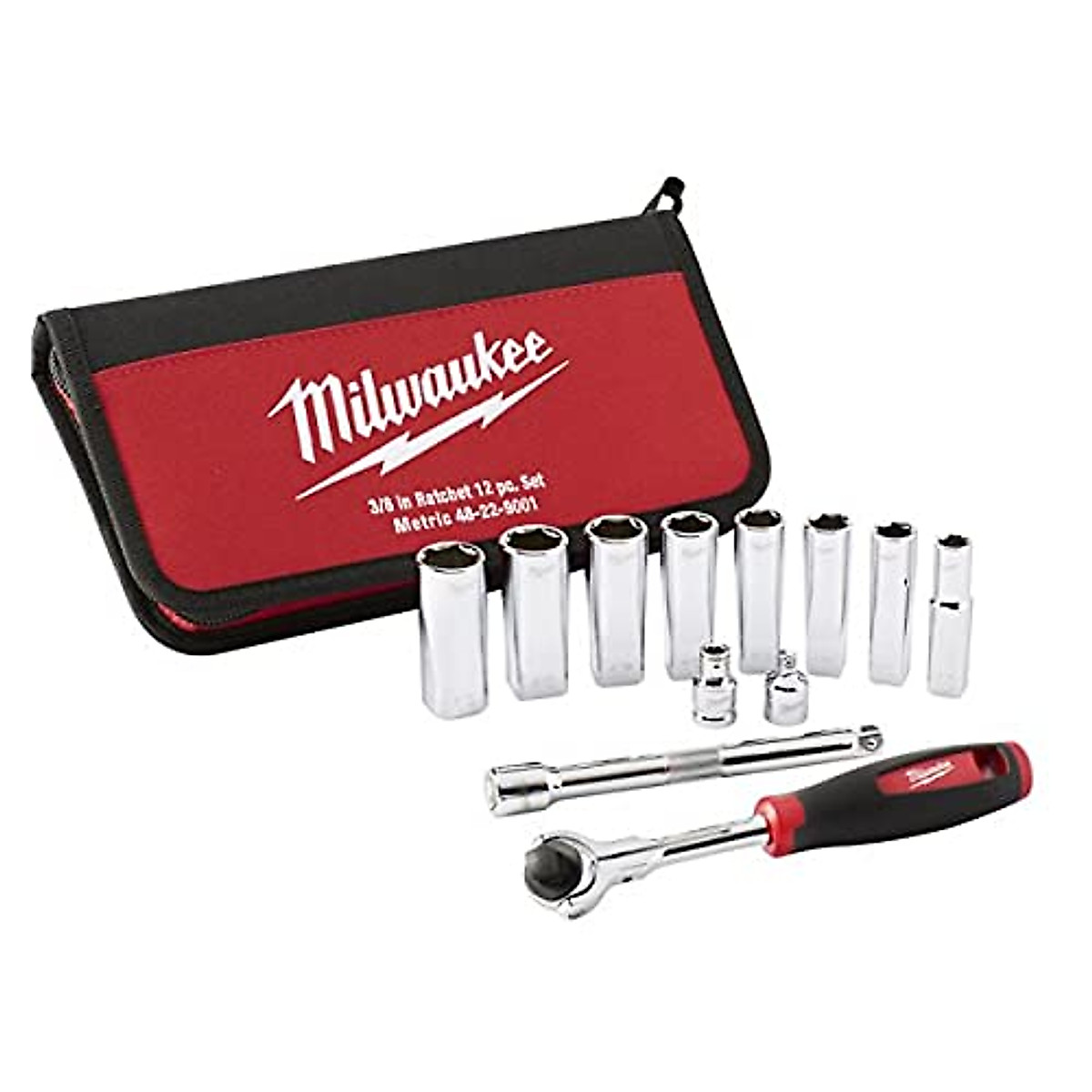 MILWAUKEE 12-Piece 3/8 in. Drive Metric