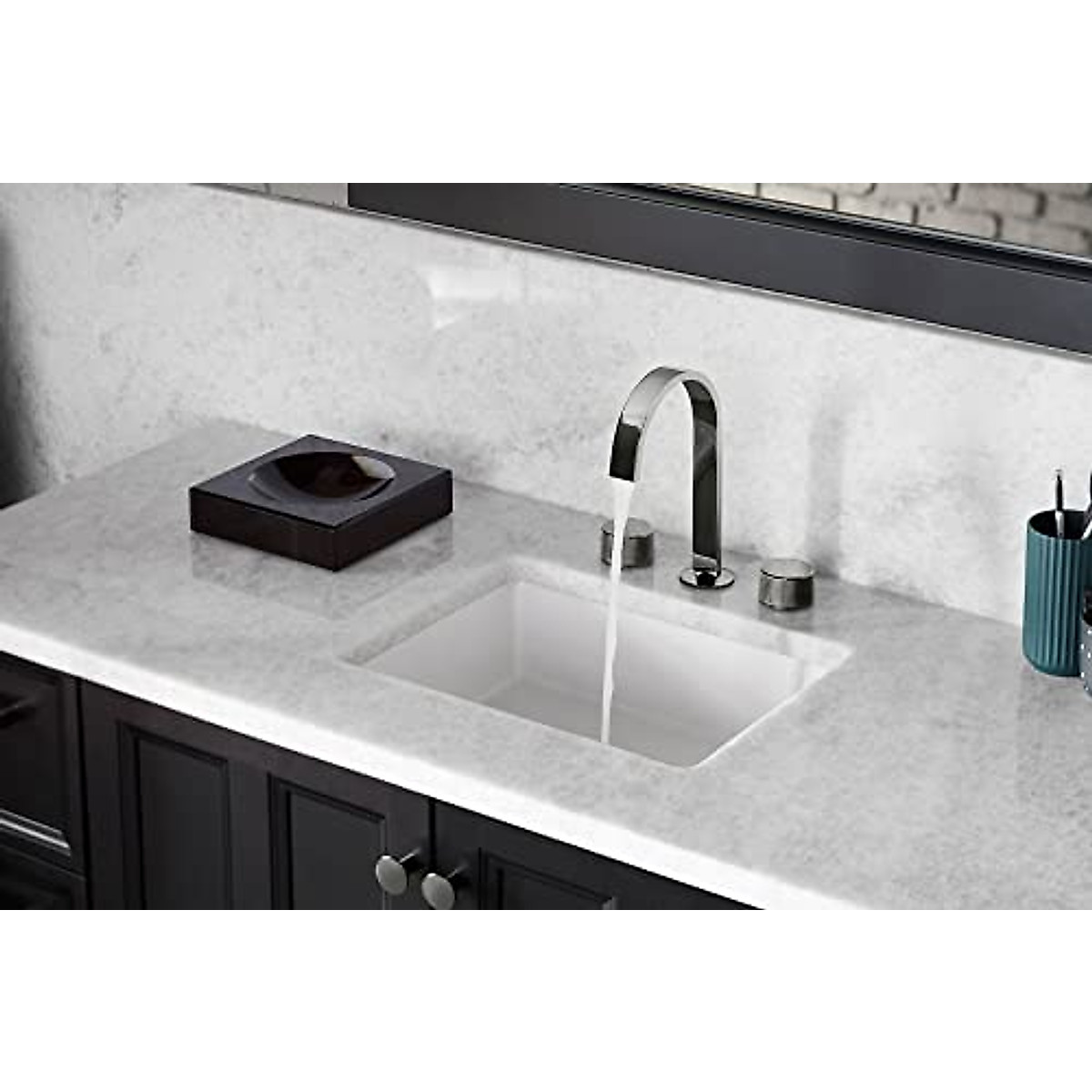 KOHLER K-2882-0 Verticyl Undermount Bathroom Sink, White