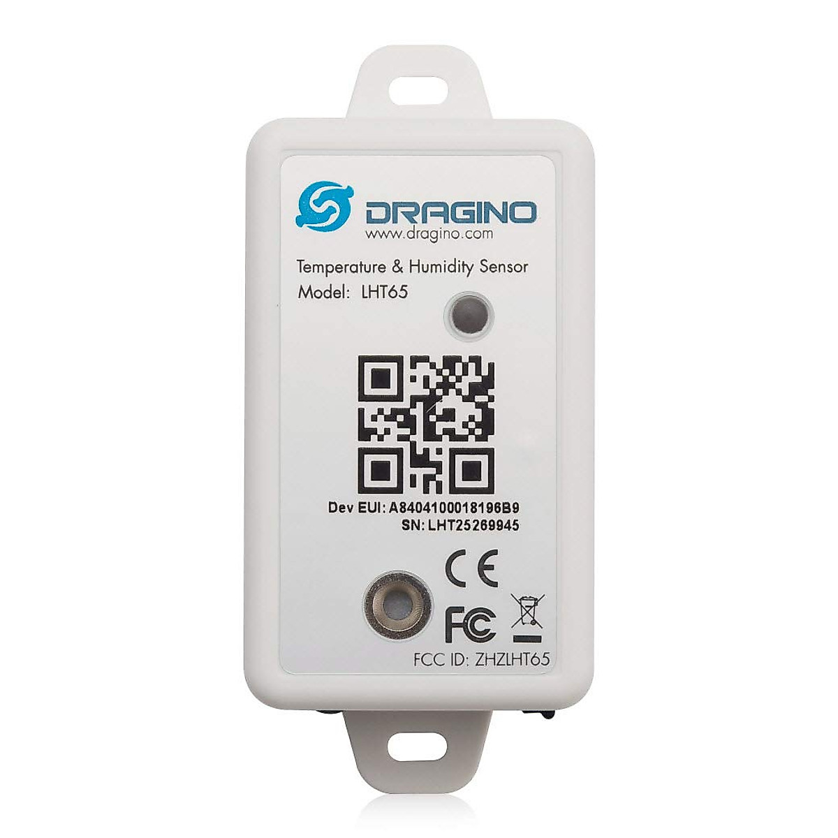 Iunius Long Range LHT65 LoRaWAN Temperature & Humidity Sensor Built-in SHT20-915MHz,LoRaWAN v1.0.2 Protocol