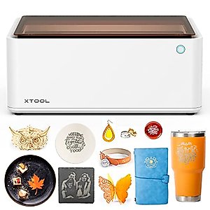 xTool M1 5w Compact 3-in-1 Laser Engraver & Die Cutting Machine with Material Box, Higher Accuracy & Smarter 16MP Auto-Focus, Create Christmas DIY Wood/Metal/Paper/Acrylic/Iron-on/Vinyl, Home Decor