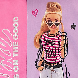 Barbie Girls Hoodie Dress Daywear For Kids Multicolor 12