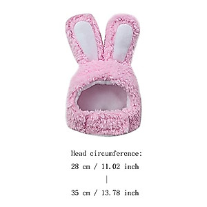 Easter Pet Costume, Funny Rabbit Ear Hat for Pet Dog Cat Small Medium Sized Pet Cute Easter Bunny Headgear Easter Party Costume for Puppy Cat