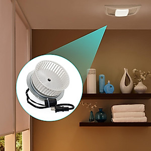 0696B000 Motor Assembly for QT100 and QT110 Series Fans, Bathroom Fan Motor Replacement for NuTone QT-110N-B JA2C394N QT100L QT9093, 0696B000 Bathroom Exhaust Fan Motor Replacement for NuTone
