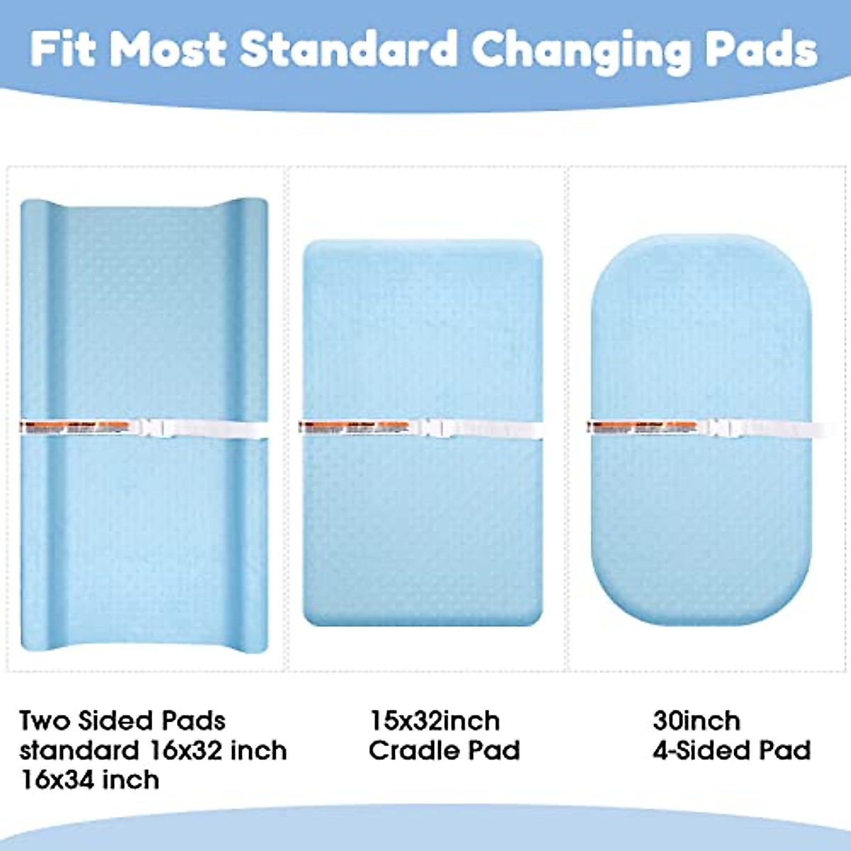6 Pack Changing Pad Cover Unisex Ultra Soft Minky Dots Fabric Plush Changing Table Covers Breathable Wipeable Changing Table Sheets Suit for Baby Boy and Girl Fit 32'' x 16" Contoured Pad