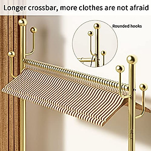 FAXIOAWA Metal Coat Rack Stand With Basket Garment Rail With 360° Wheel 4 Side Hooks Clothes Rack For Hall, Entryway, Bathroom And Living Room (Color : Pink, Size : 100cm)