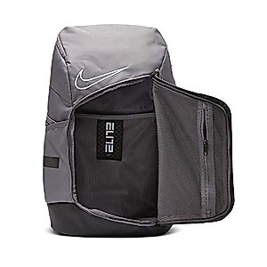 Nike Elite Pro Basketball Backpack BA6164 One Size (GUNSMOKE/BLACK/WHITE)