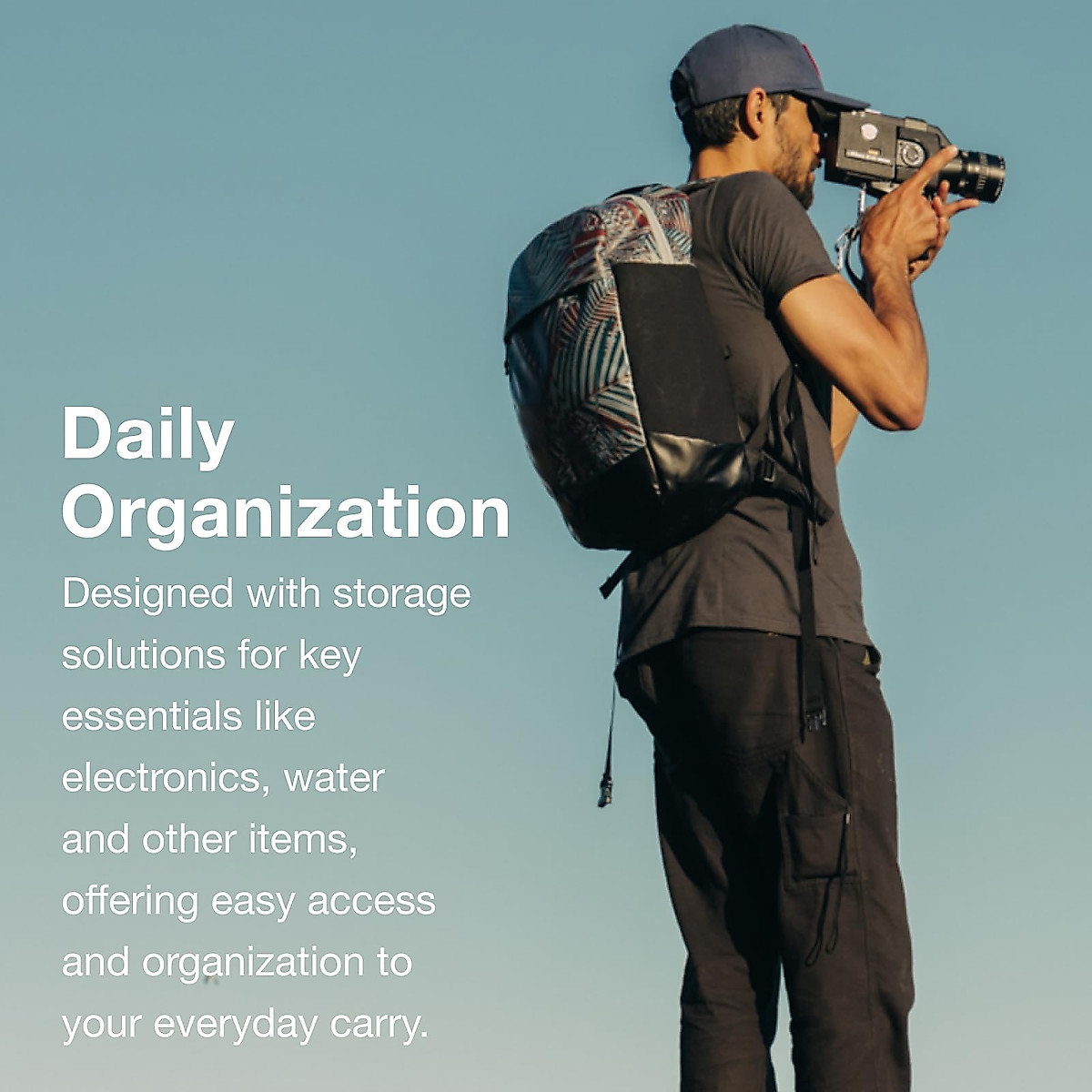 Osprey Transporter Panel Loader Laptop Backpack, Black