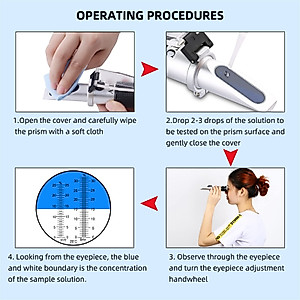 Digital Tester Portable Refractometer Design for Liquor Alcohol Content Tester 0-80% V/V ATC Refractometer