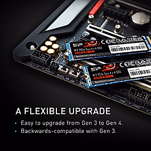 Silicon Power 1TB UD85 NVMe 4.0 Gen4 PCIe M.2 SSD R/W up to 3,600/2,800 MB/s (SP01KGBP44UD8505)