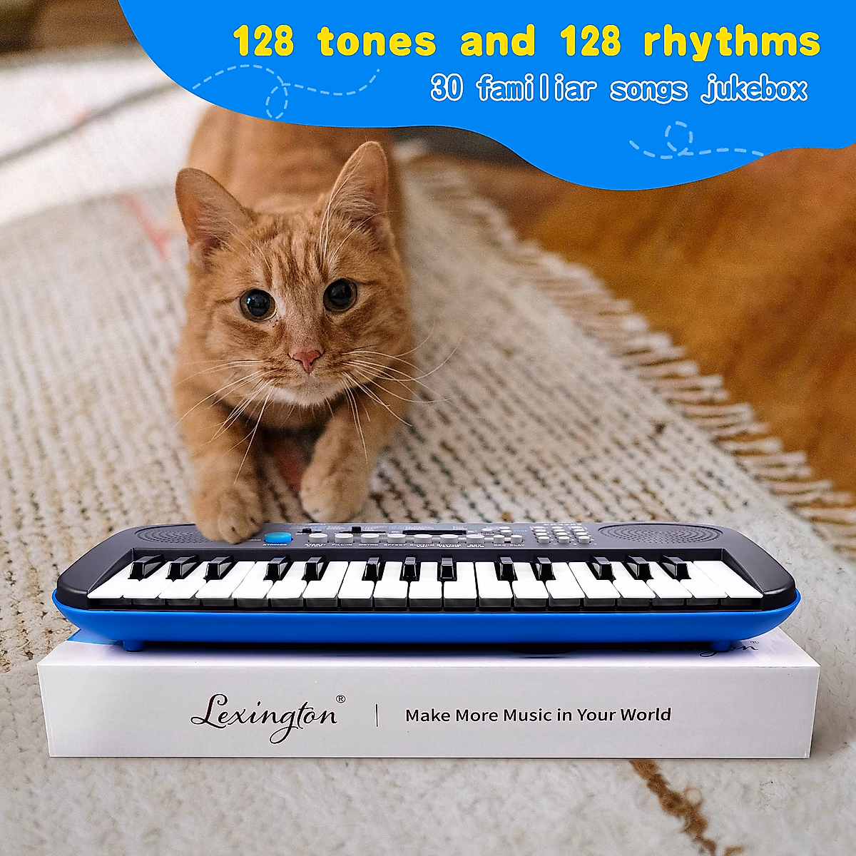 Lexington EK3282 32-Key Mini Electric Digital Portable Keyboard Piano Musical Gift for Kids