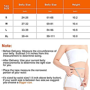Postpartum Belly Band,C Section Belly Binder Wrap,Abdominal Binder Post Surgery Girdle,Tummy Tuck Postpartum Essentials Waist Trainer Black Medium