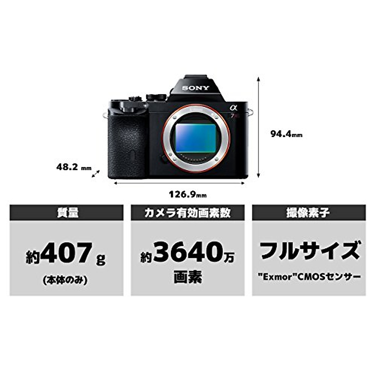 Sony 7R [body] ILCE-7R / digital SLR - International Version (No Warranty)