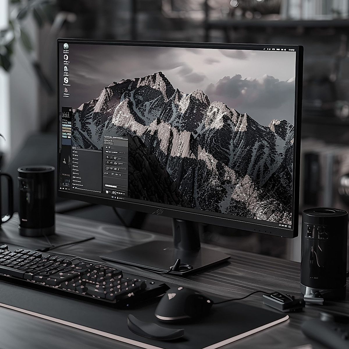 JIKIOU Upgrade Enlarge Gel Memory Foam Set Keyboard Wrist Rest Pad, Mouse Wrist Cushion Support for Office, Computer, Laptop, Mac, Comfortable, Lightweight for Easy Typing Pain Relief, Black