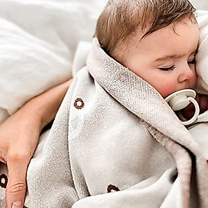 Bleu La La Baby Blanket for Boys 100% Cotton Buttery Soft Cozy Receiving Swaddle Crib Stroller Blanket for Shower Gift Registry for Newborns, Infants, Toddlers (Cars - Baby Blue)